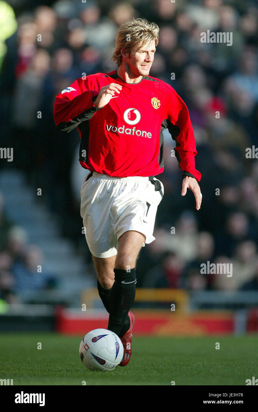 DAVID BECKHAM MANCHESTER UNITED FC OLD TRAFFORD MANCESTER 04 January ...