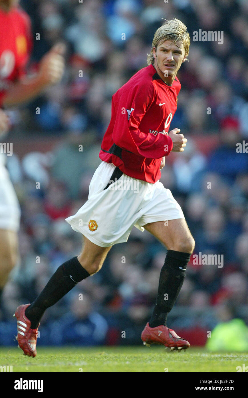 DAVID BECKHAM MANCHESTER UNITED FC OLD TRAFFORD MANCESTER 04 January ...