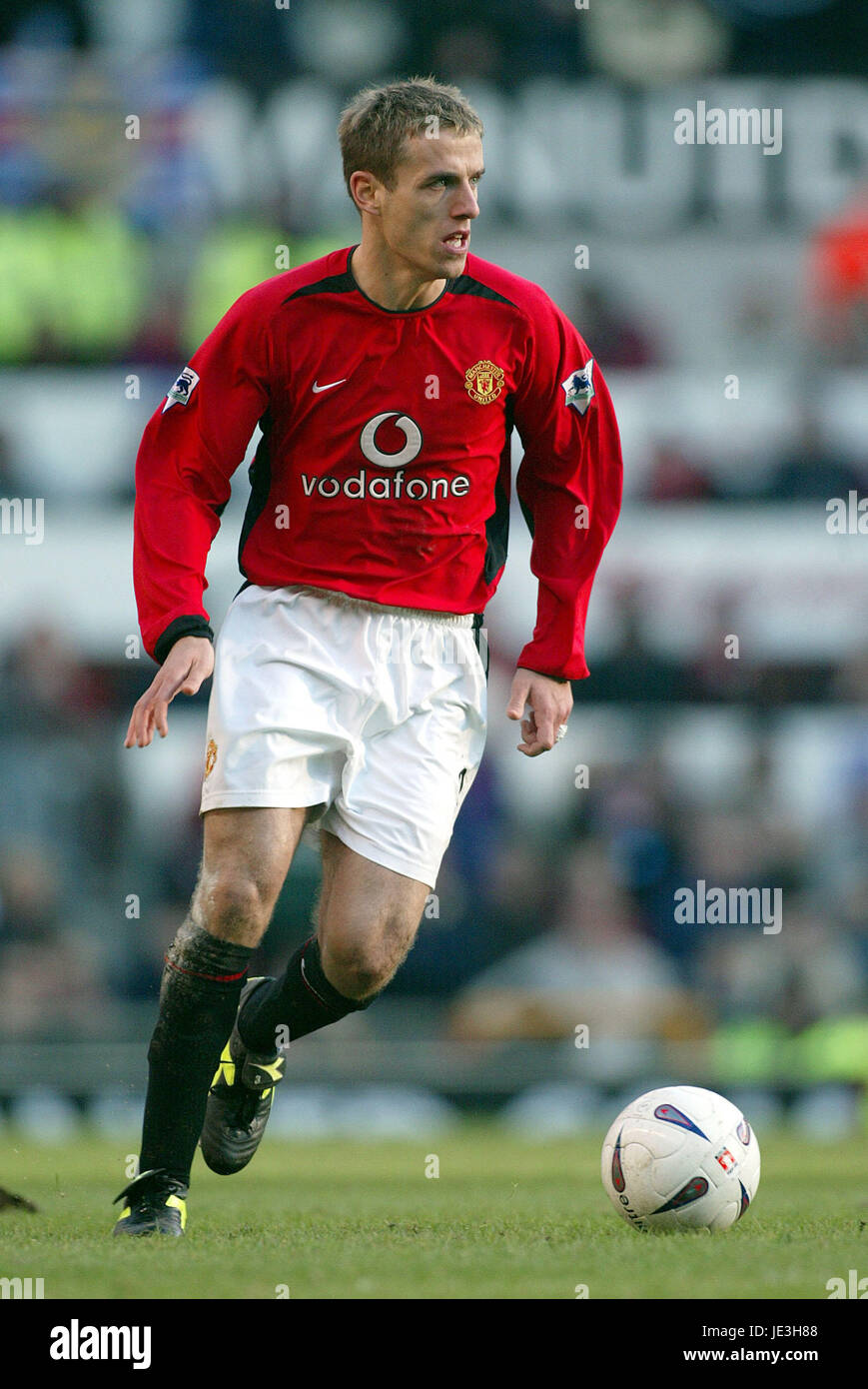 PHILIP NEVILLE MANCHESTER UNITED FC OLD TRAFFORD MANCESTER 04 January ...