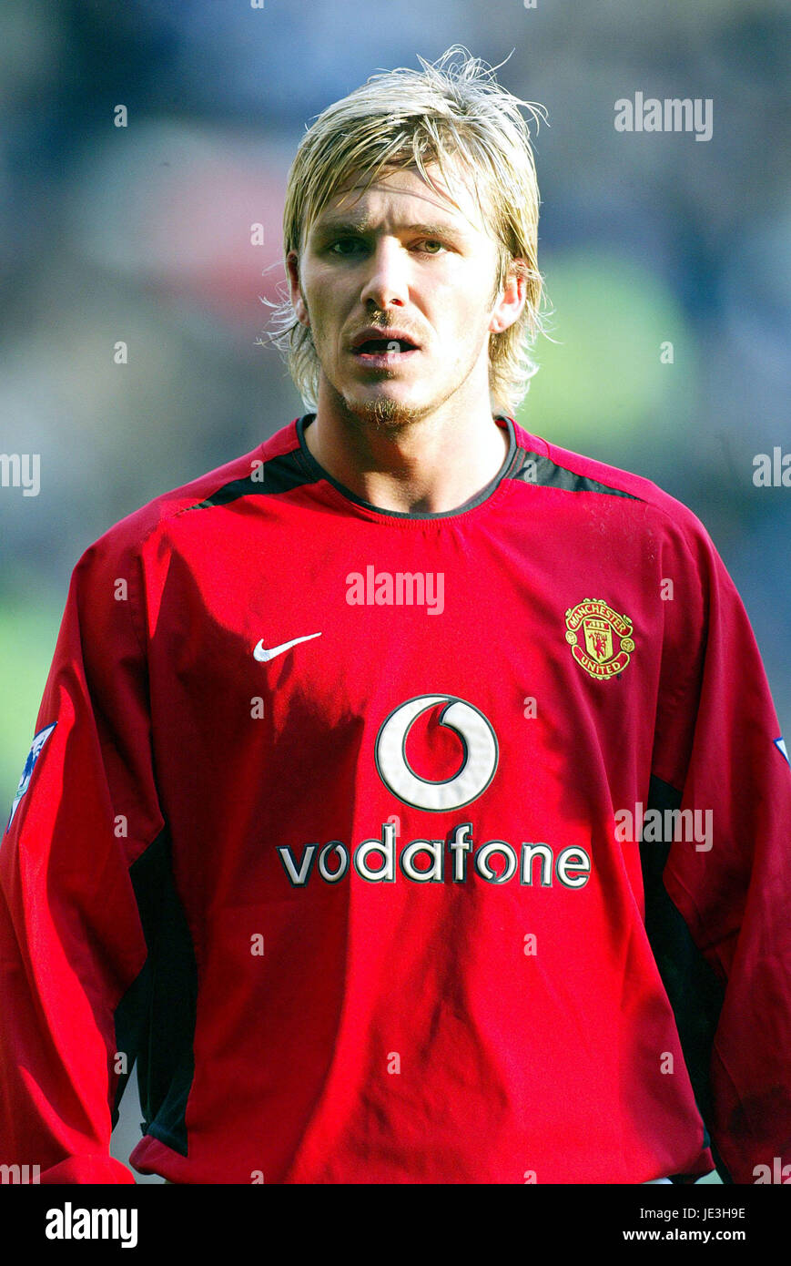 DAVID BECKHAM MANCHESTER UNITED FC OLD TRAFFORD MANCESTER 04 January ...