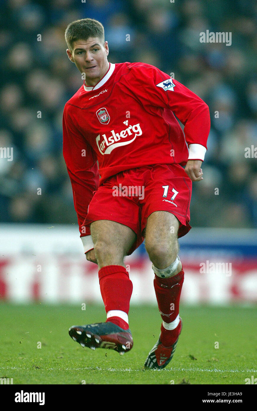 STEVEN GERRARD, LIVERPOOL FC, MANCHESTER CITY V LIVERPOOL, 2003 Stock ...