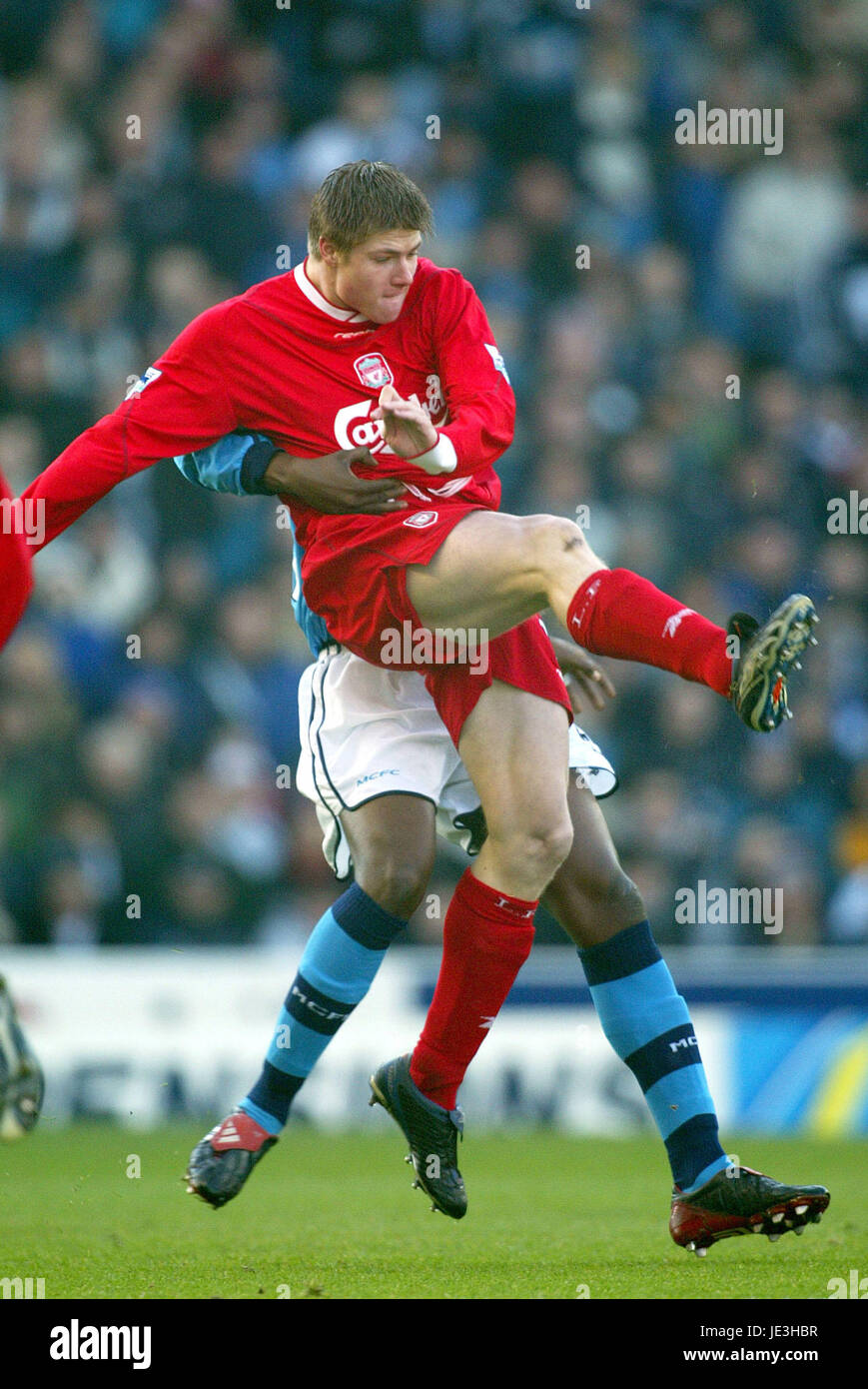 NEIL MELLOR & LUCIEN METTOMO MANCHESTER CITY V LIVERPOOL MAINE ROAD ...