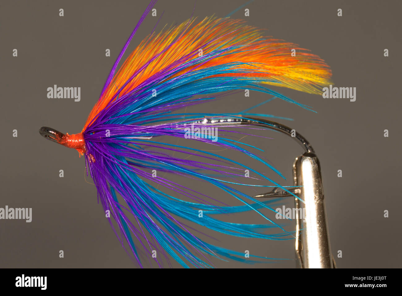 Steelhead streamer fishing fly Stock Photo - Alamy