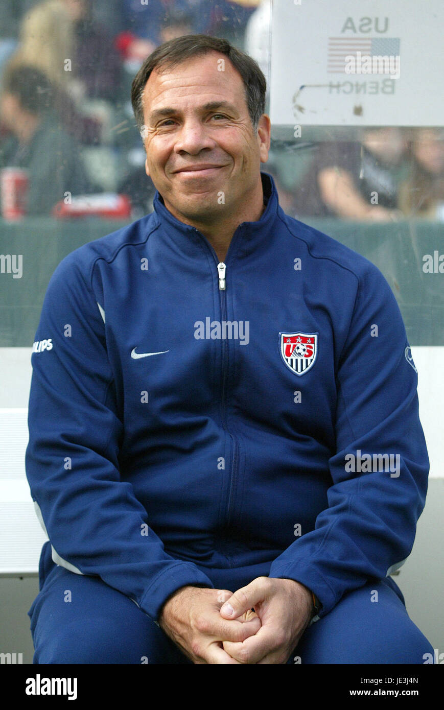 BRUCE ARENA USA HEAD COACH HOME DEPOT CENTRE CARSON LA USA 18 January ...