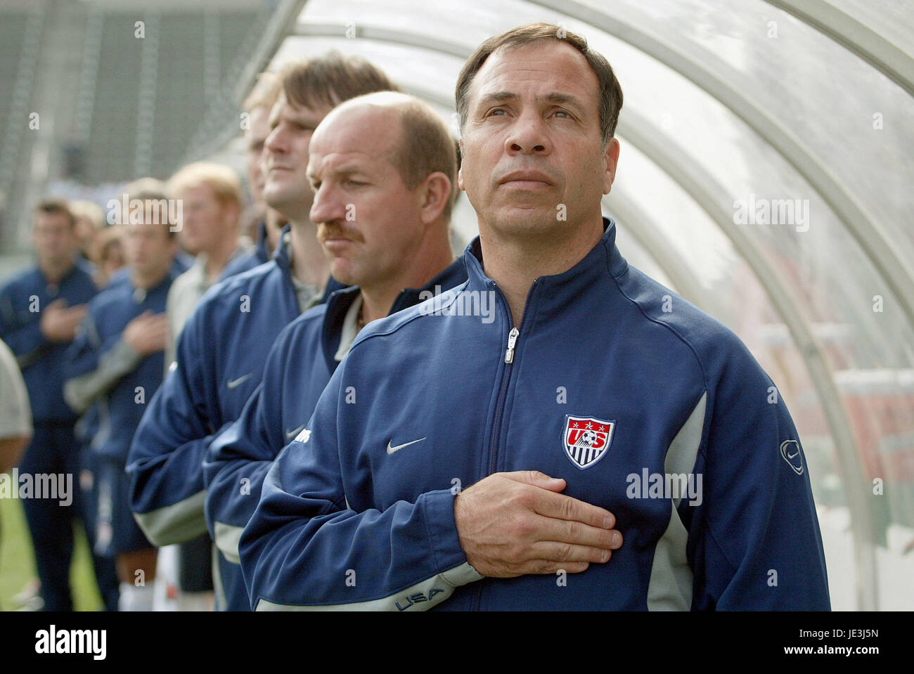 Bench head football hi-res stock photography and images - Alamy
