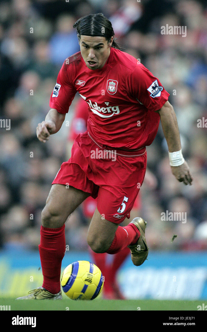 MILAN BAROS LIVERPOOL FC ANFIELD LIVERPOOL ENGLAND 19 December 2004 ...