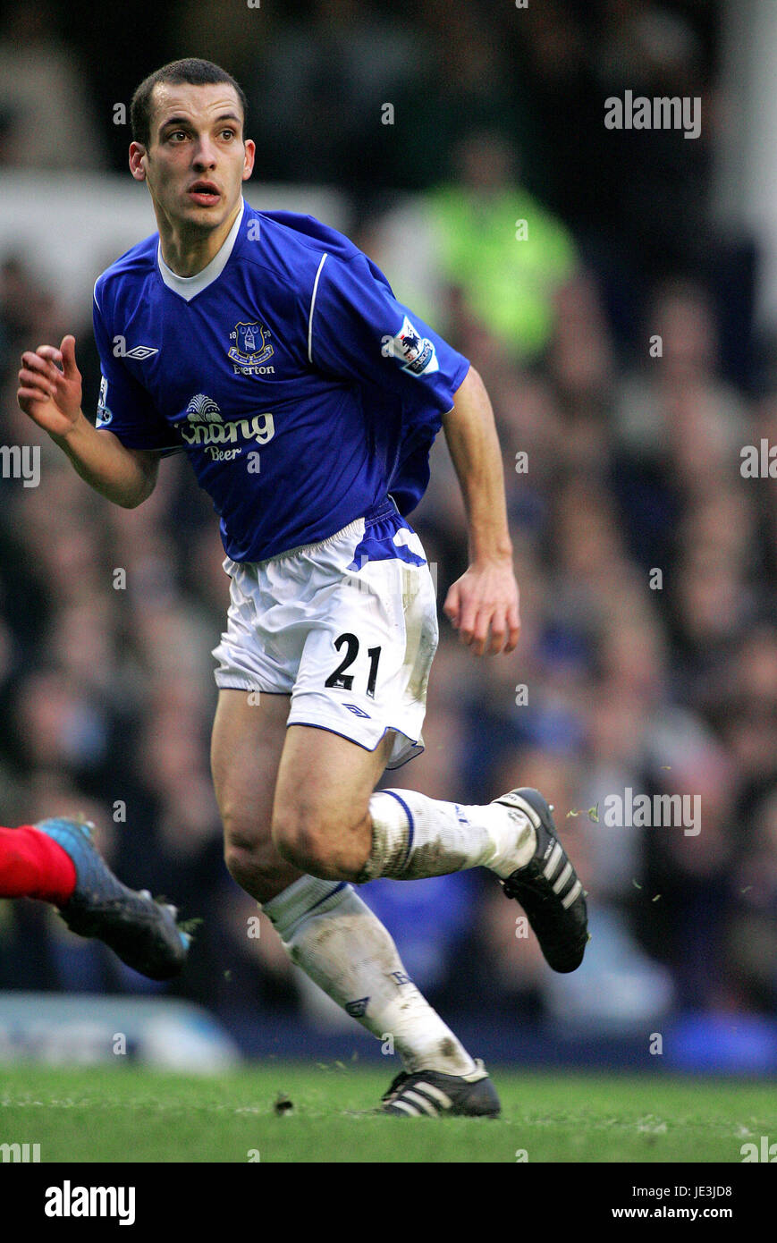 LEON OSMAN EVERTON FC GOODISON PARK LIVERPOOL 11 December 2004 Stock ...