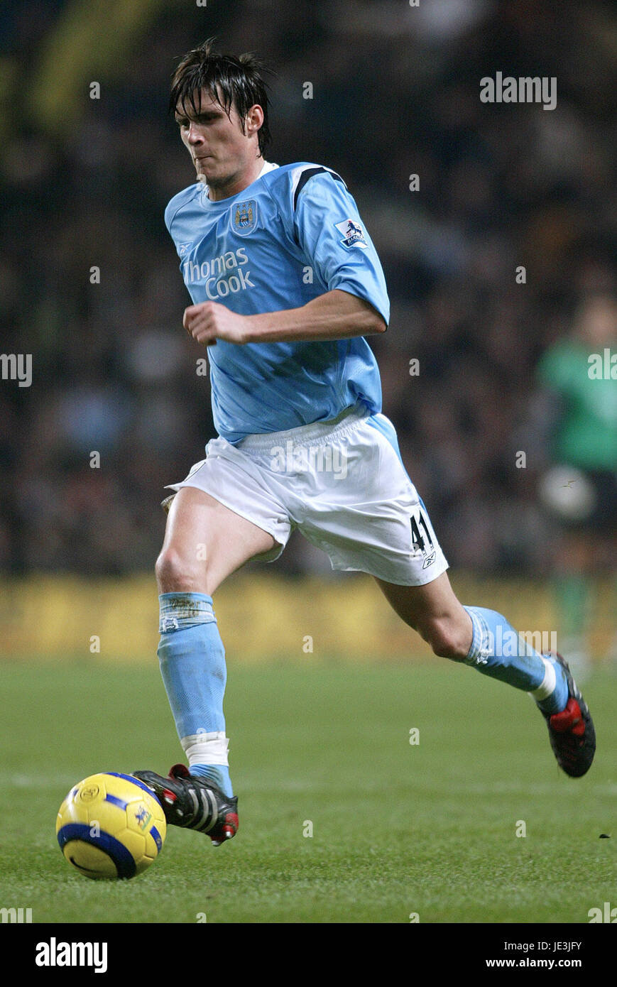 STEPHEN JORDAN MANCHESTER CITY FC MANCHESTER STADIUM MANCHESTER ENGLAND ...