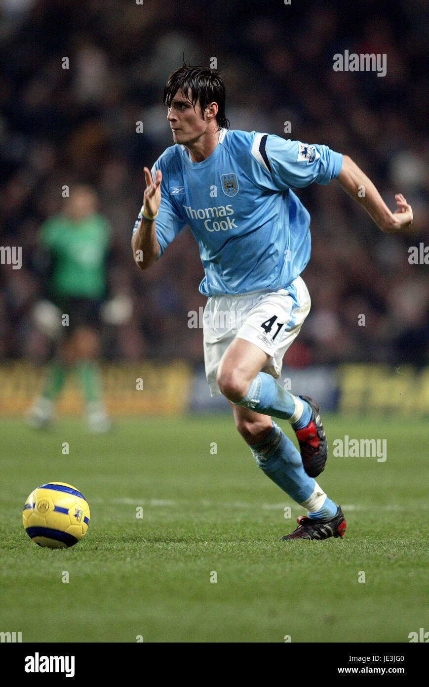 STEPHEN JORDAN MANCHESTER CITY FC MANCHESTER STADIUM MANCHESTER ENGLAND ...