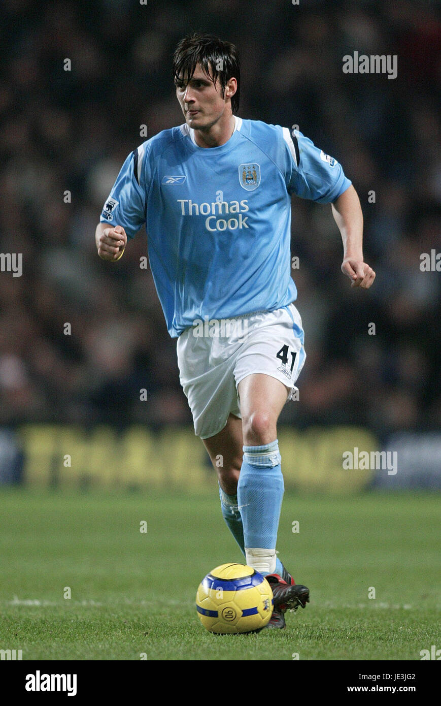 STEPHEN JORDAN MANCHESTER CITY FC MANCHESTER STADIUM MANCHESTER ENGLAND ...