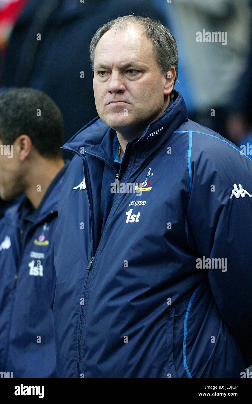MARTIN JOL TOTTENHAM HOTSPUR MANAGER MANCHESTER STADIUM MANCHESTER ...