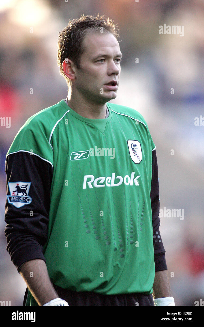 ANDY OAKES BOLTON WANDERERS FC REEBOK STADIUM BOLTON ENGLAND 13 ...
