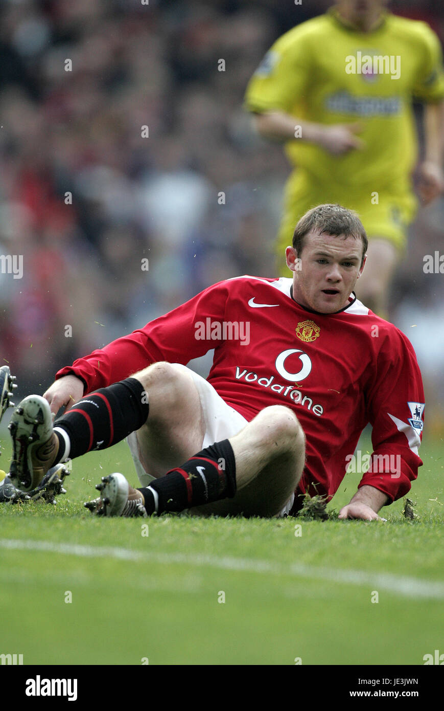 WAYNE ROONEY, MANCHESTER UNITED FC, MAN UTD V CHARLTON ATH, 2004 Stock ...