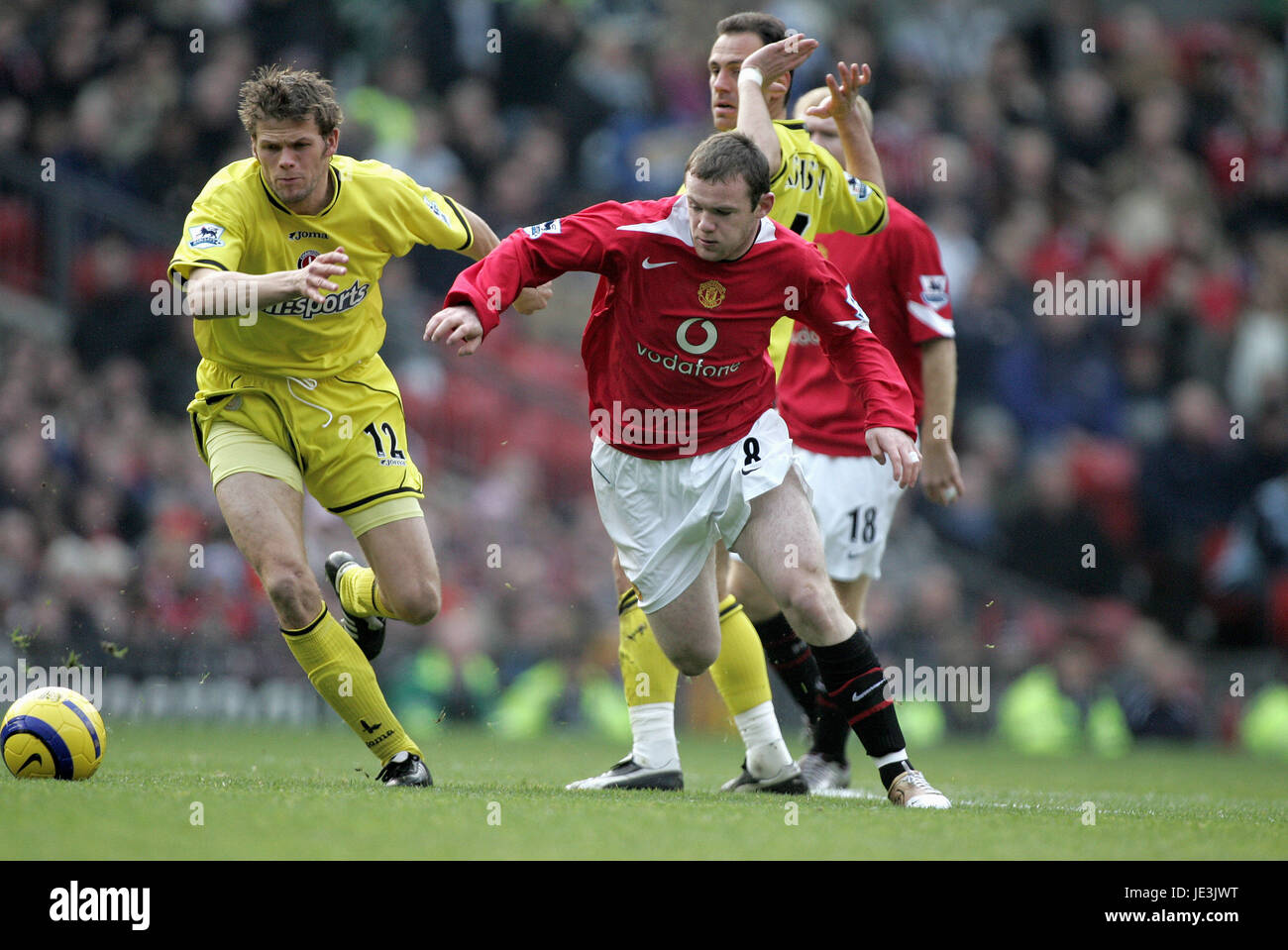 WAYNE ROONEY , HERMANN HREIDARSSON, MANCHESTER UNITED V CHARLTON, MAN ...
