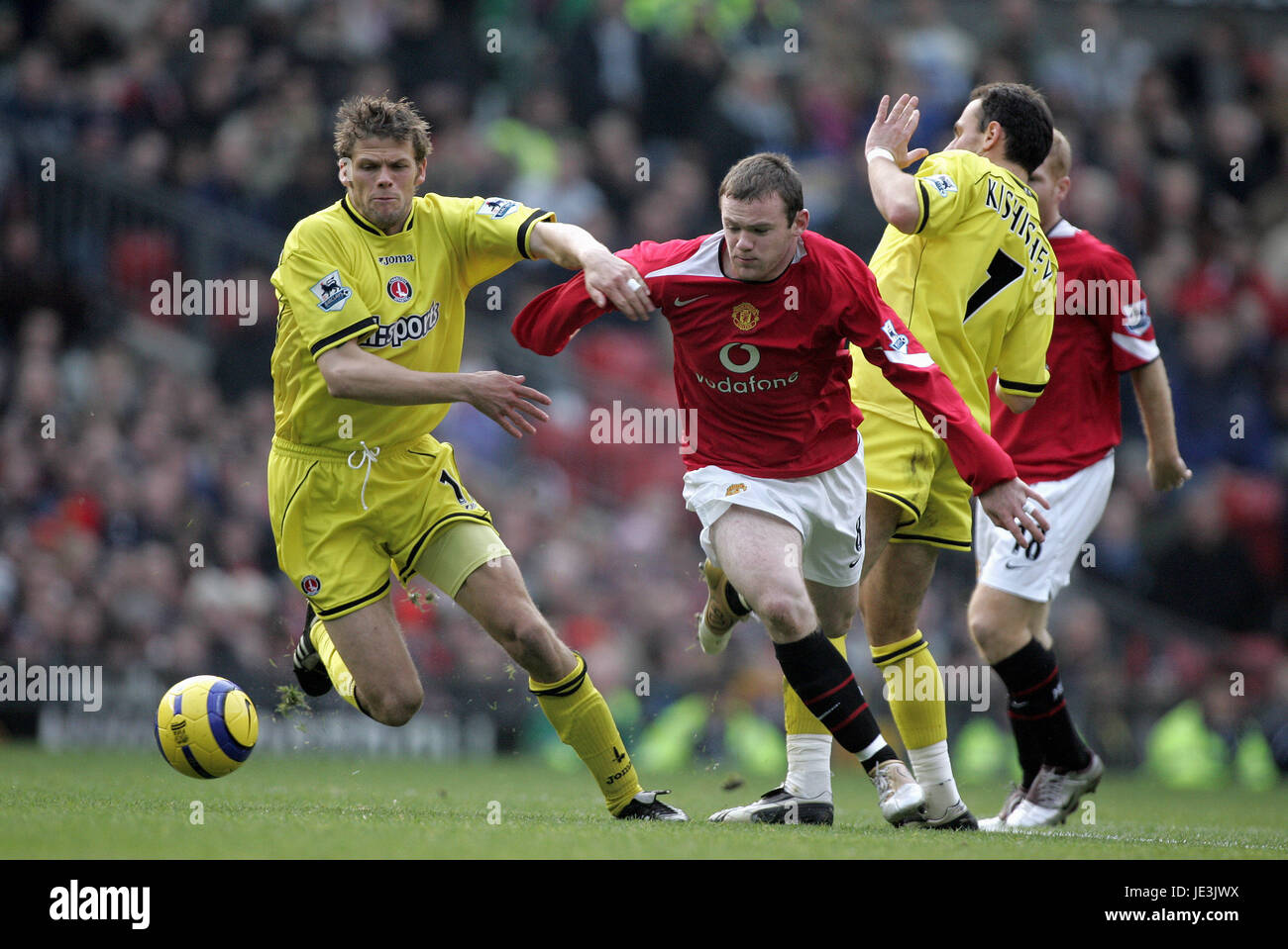 WAYNE ROONEY , HERMANN HREIDARSSON, MANCHESTER UNITED V CHARLTON, MAN ...