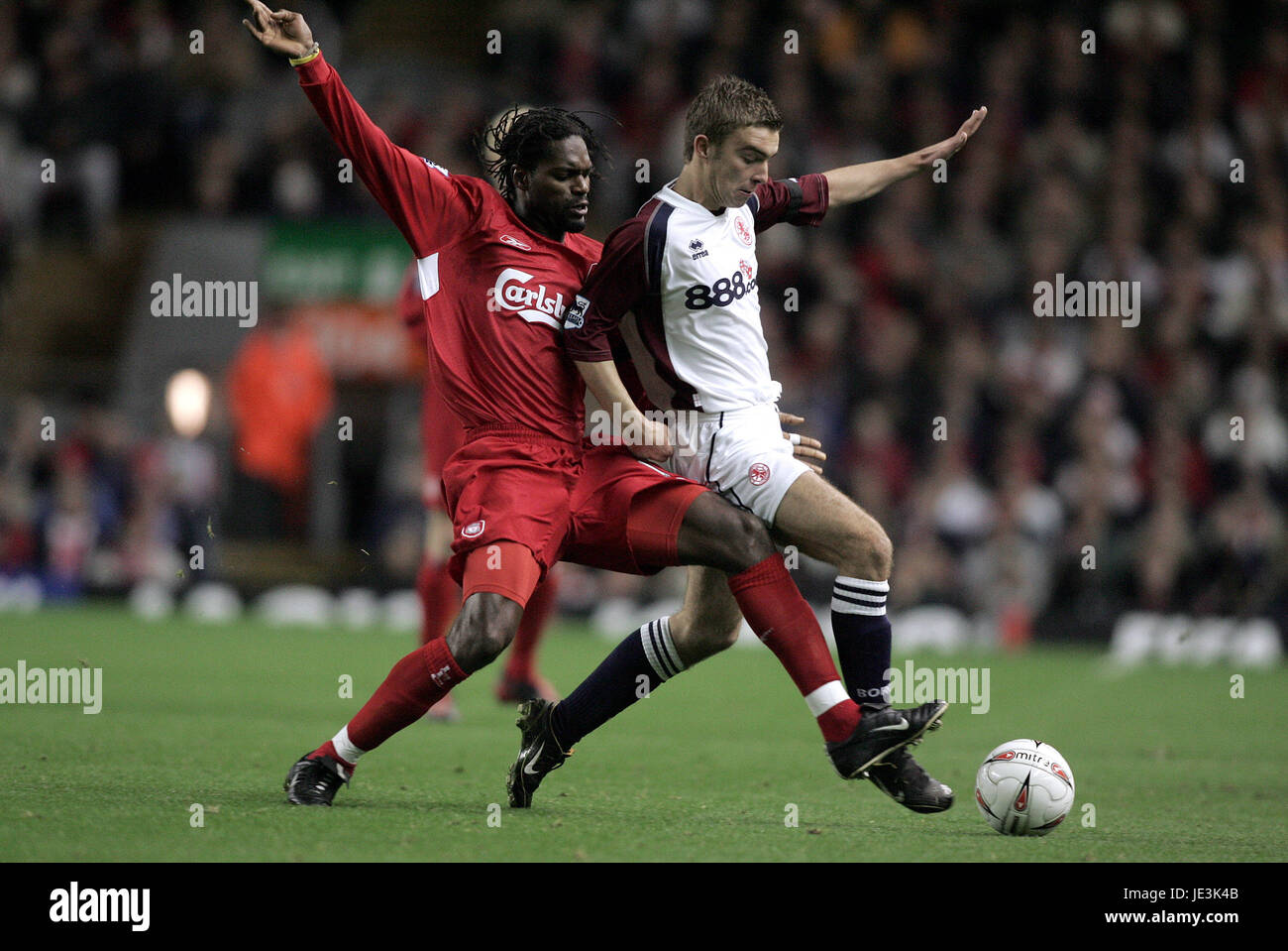 JAMES MORRISON & SALIF DIAO LIVERPOOL V MIDDLESBROUGH ANFIELD LIVERPOOL ...