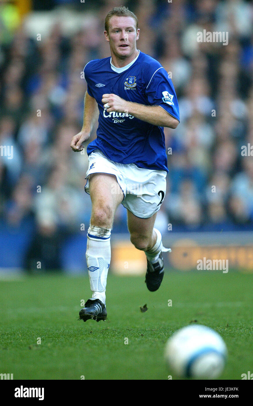 STEVE WATSON EVERTON FC GOODISON PARK LIVERPOOL ENGLAND 30 October 2004 ...