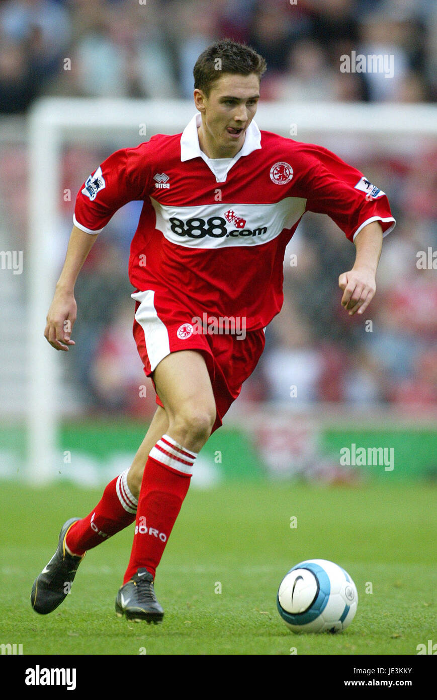 STEWART DOWNING MIDDLESBROUGH FC RIVERSIDE STADIUM MIDDLESBROUGH ...
