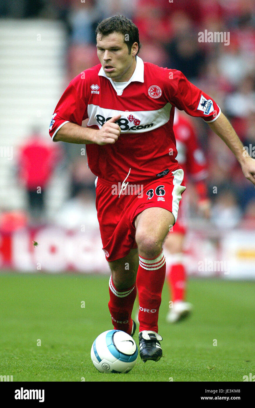 MARK VIDUKA MIDDLESBROUGH FC RIVERSIDE STADIUM MIDDLESBROUGH ENGLAND 24 ...