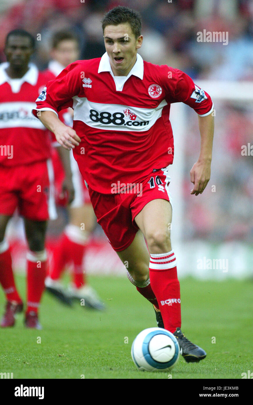 STEWART DOWNING MIDDLESBROUGH FC RIVERSIDE STADIUM MIDDLESBROUGH ...