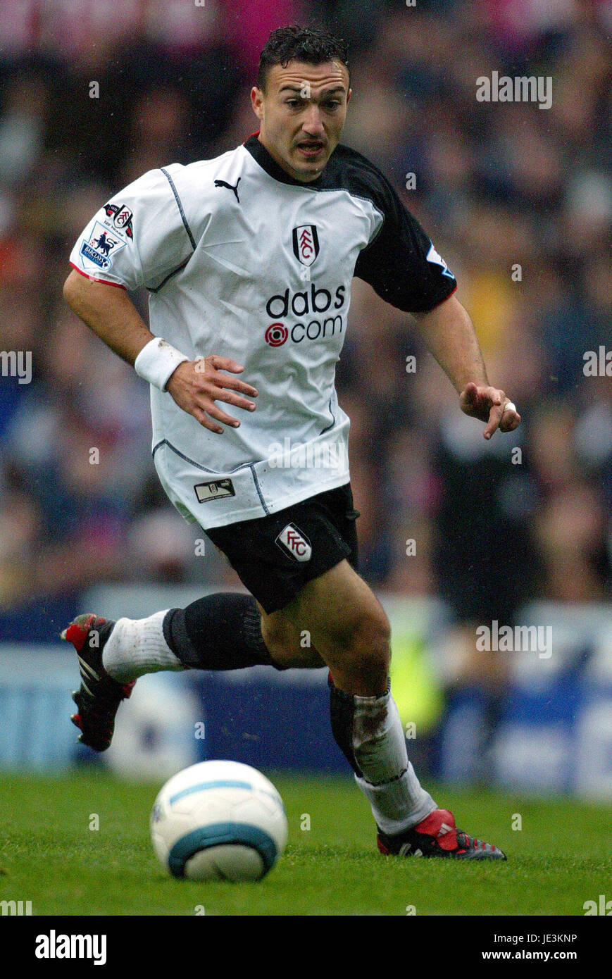 STEED MALBRANQUE FULHAM FC VILLA PARK BIRMINGHAM ENGLAND 23 October ...