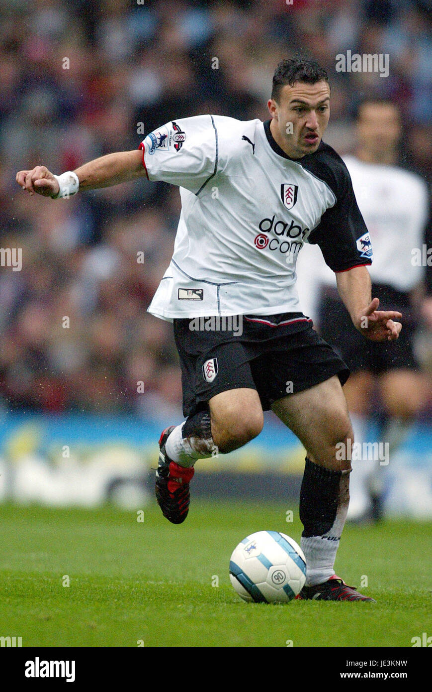 STEED MALBRANQUE FULHAM FC VILLA PARK BIRMINGHAM ENGLAND 23 October ...