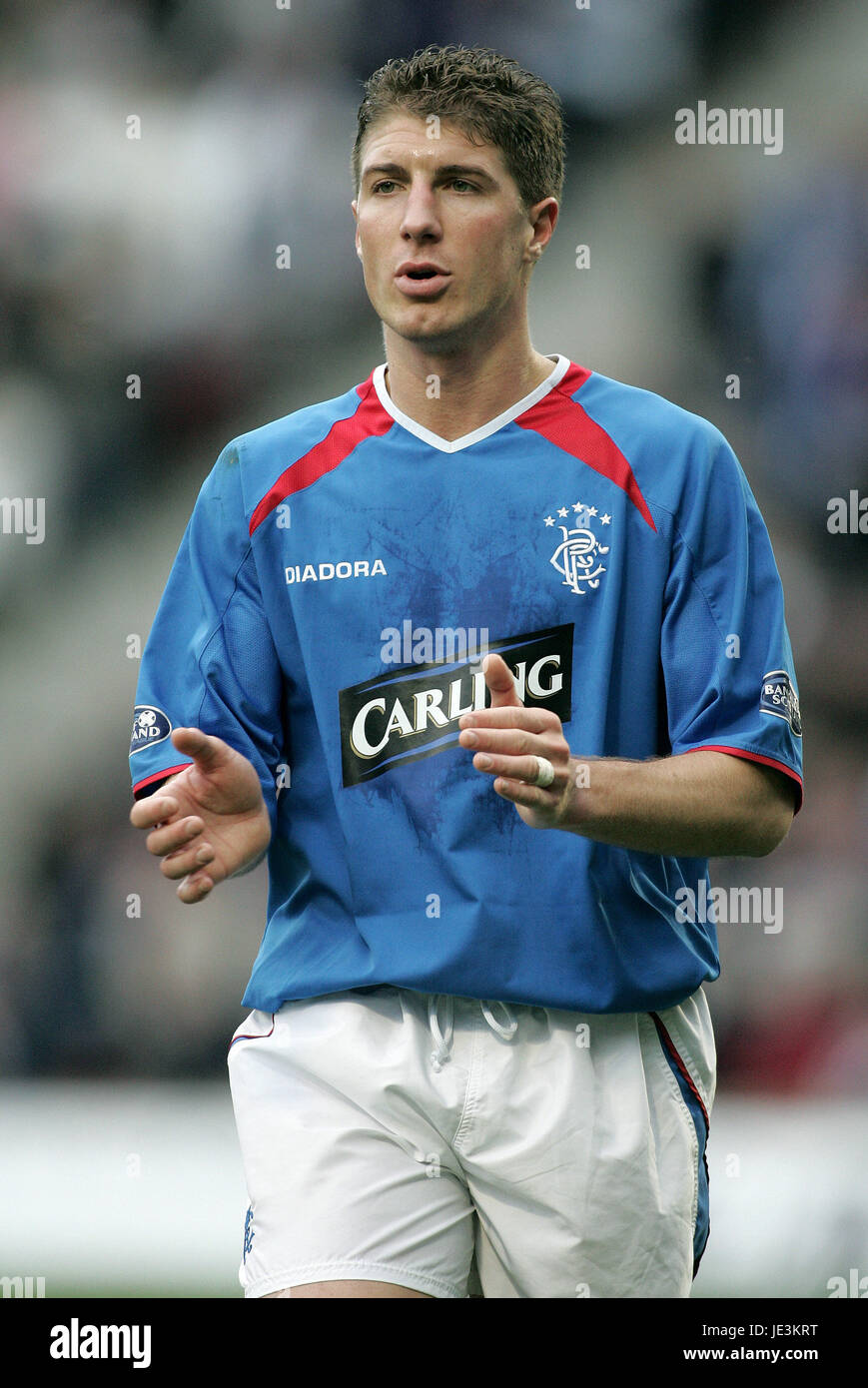 GREGORY VIGNAL GLASGOW RANGERS FC FIR PARK MOTHERWELL SCOTLAND 17 ...