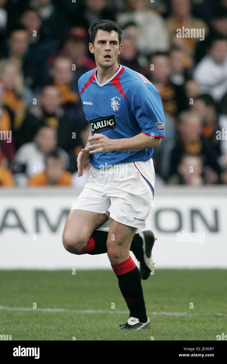 STEVEN THOMPSON GLASGOW RANGERS FC FIR PARK MOTHERWELL SCOTLAND 17 ...