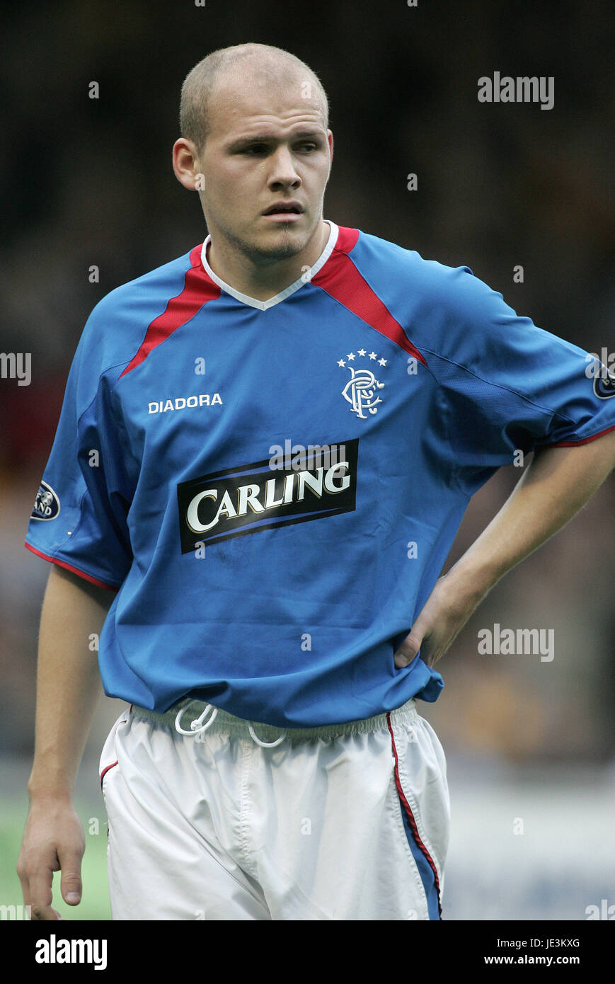 ROBERT MALCOLM GLASGOW RANGERS FC FIR PARK MOTHERWELL SCOTLAND 17 ...