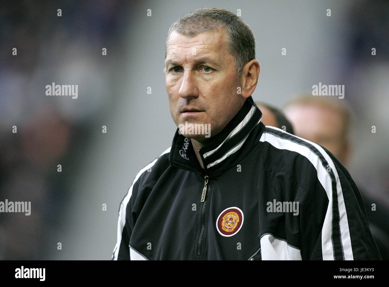 TERRY BUTCHER MOTHERWELL FC MANAGER FIR PARK MOTHERWELL SCOTLAND 17 ...