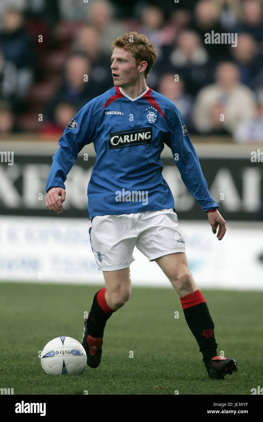 CHRIS BURKE GLASGOW RANGERS FC FIR PARK MOTHERWELL SCOTLAND 17 October ...