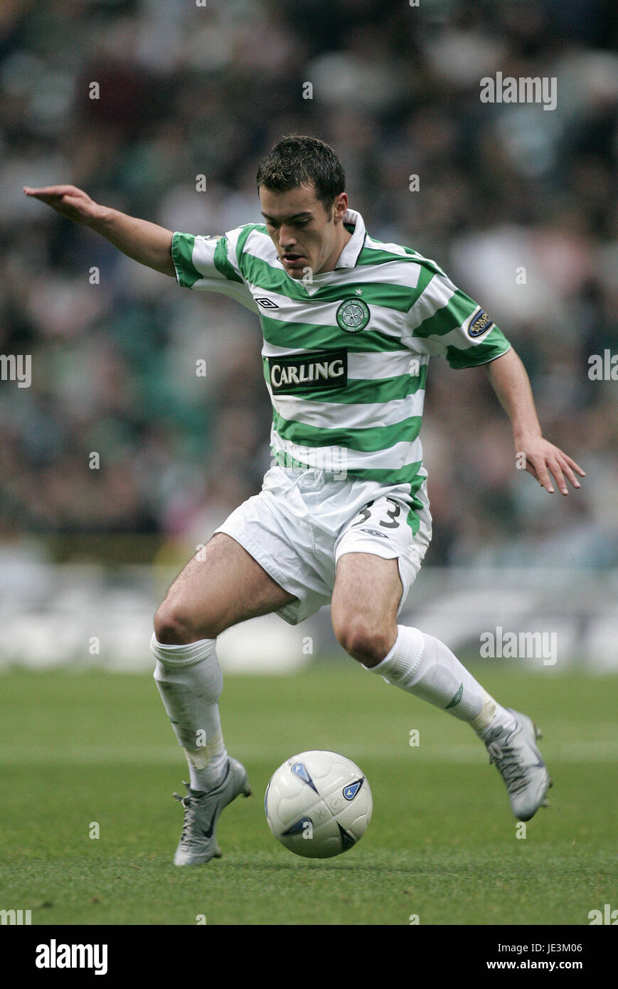 ROSS WALLACE GLASGOW CELTIC FC CELTIC PARK GLASGOW SCOTLAND 16 October ...
