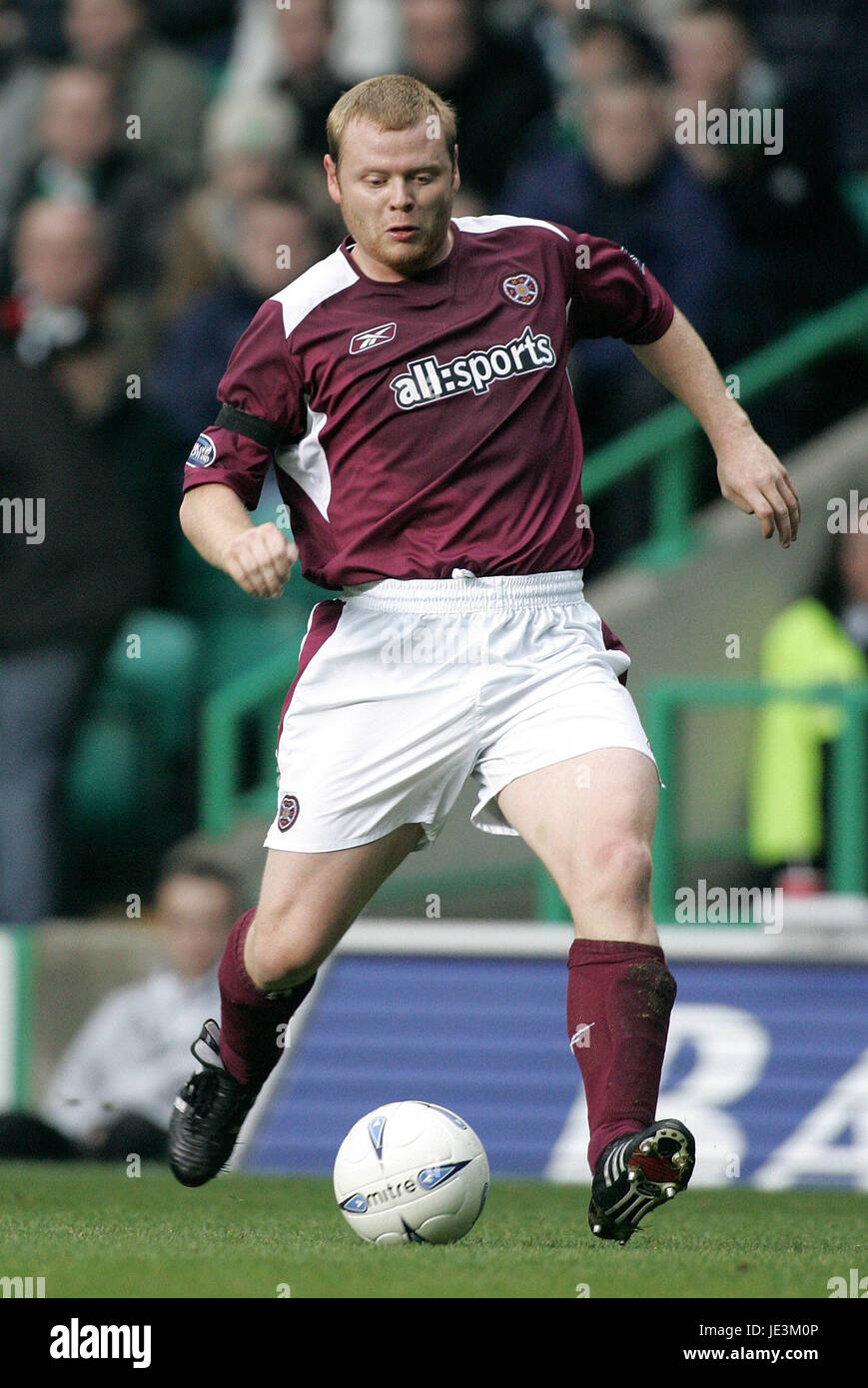 PHIL STAMP HEART OF MIDLOTHIAN FC CELTIC PARK GLASGOW SCOTLAND 16 ...