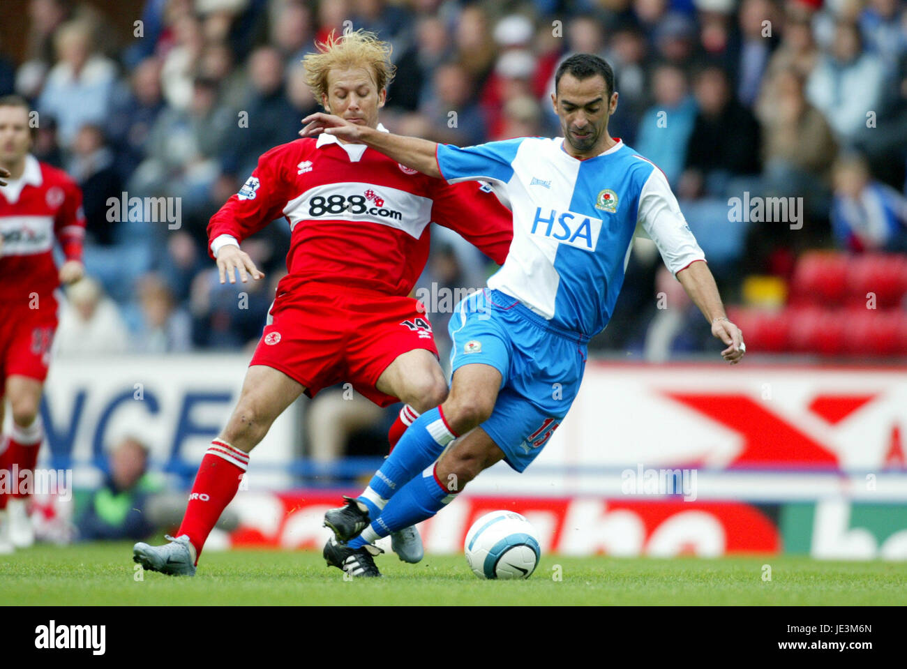 G MENDIETA & YOURI DJORKAEFF BLACKBURN V MIDDLESBROUGH EWOOD PARK ...