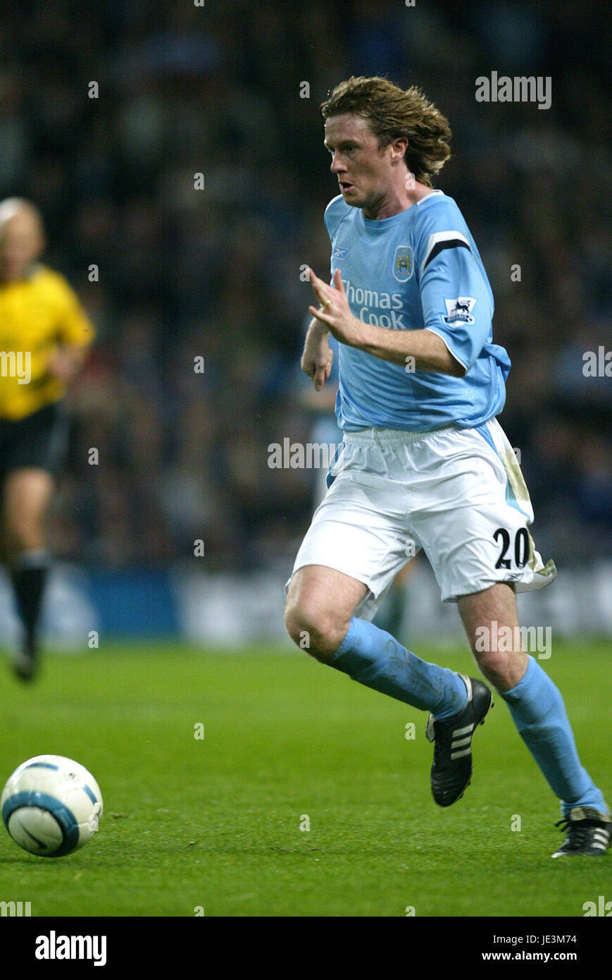 STEVE MCMANAMAN MANCHESTER CITY FC CITY OF MANCHESTER STADIUM ...