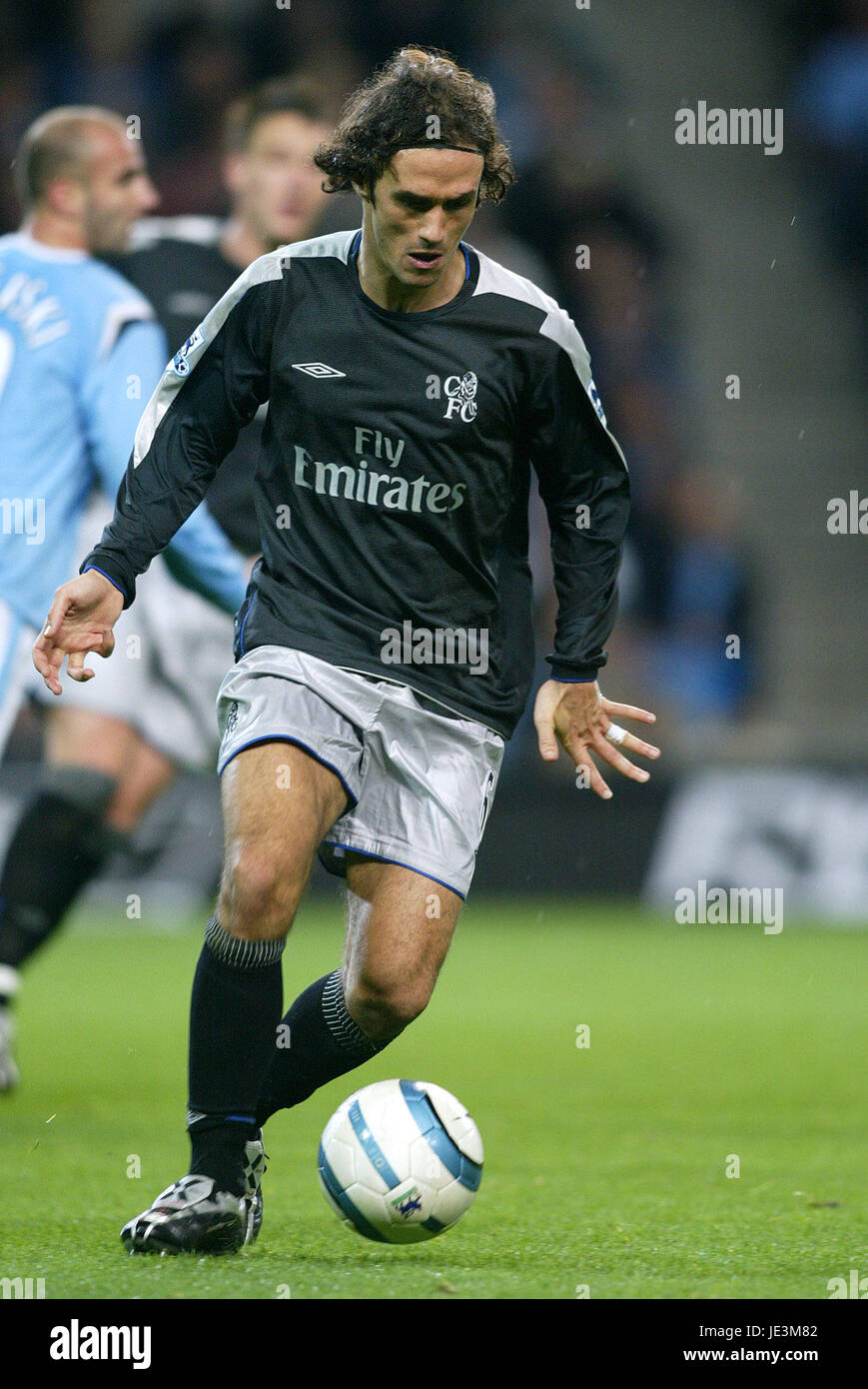 RICARDO CARVALHO CHELSEA FC CITY OF MANCHESTER STADIUM MANCHESTER ...