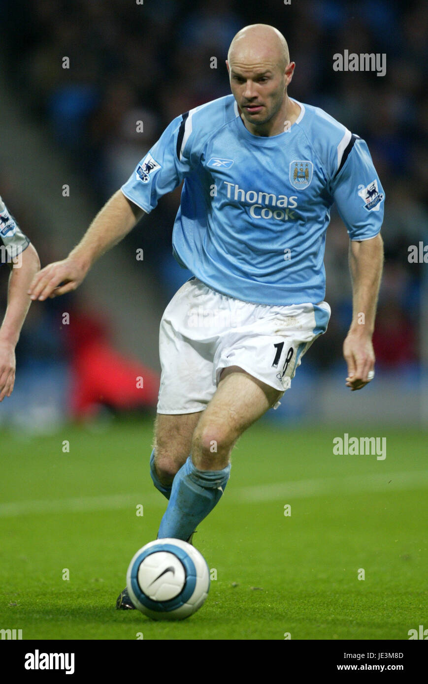 DANNY MILLS MANCHESTER CITY FC CITY OF MANCHESTER STADIUM MANCHESTER ...