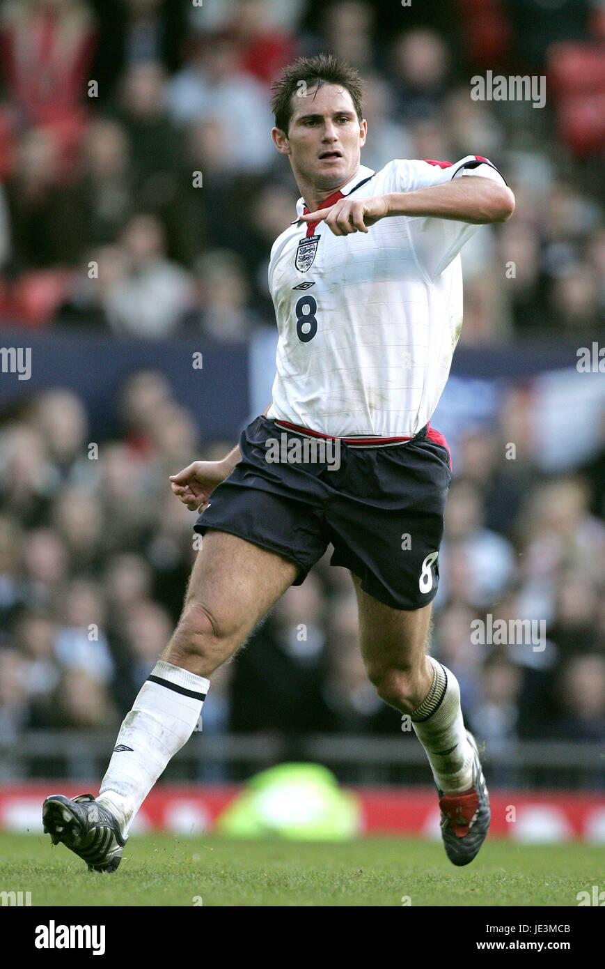 FRANK LAMPARD ENGLAND & CHELSEA FC OLD TRAFFORD MANCHESTER ENGLAND 09 ...