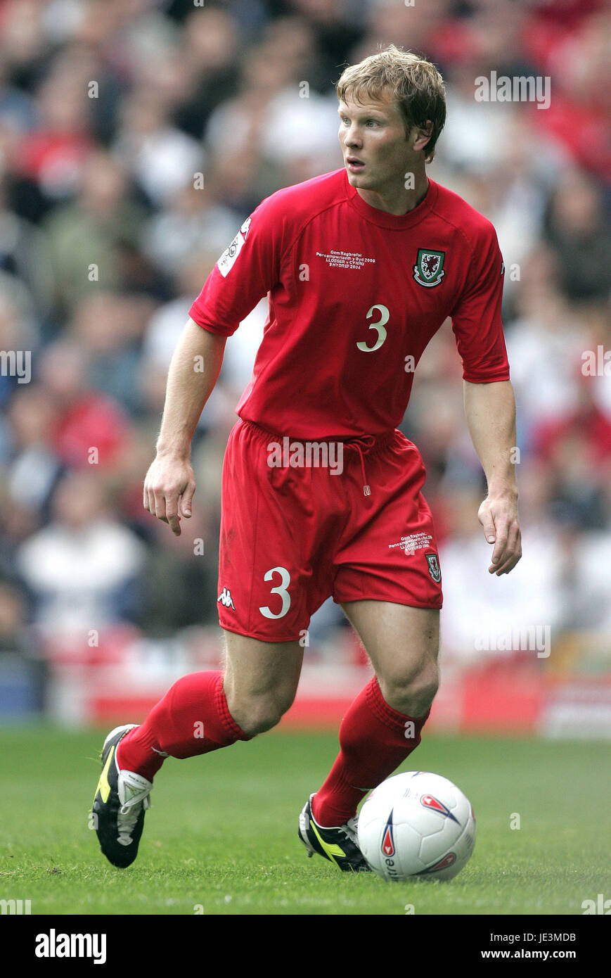 BEN THATCHER WALES & MANCHESTER CITY FC OLD TRAFFORD MANCHESTER ENGLAND ...