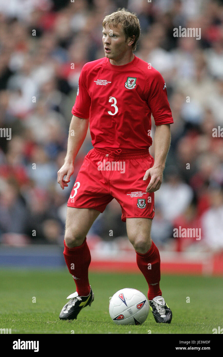 BEN THATCHER WALES & MANCHESTER CITY FC OLD TRAFFORD MANCHESTER ENGLAND ...