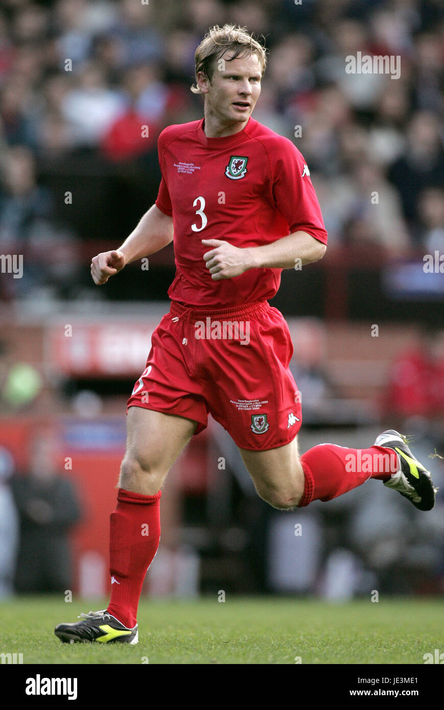BEN THATCHER WALES & MANCHESTER CITY FC OLD TRAFFORD MANCHESTER ENGLAND ...