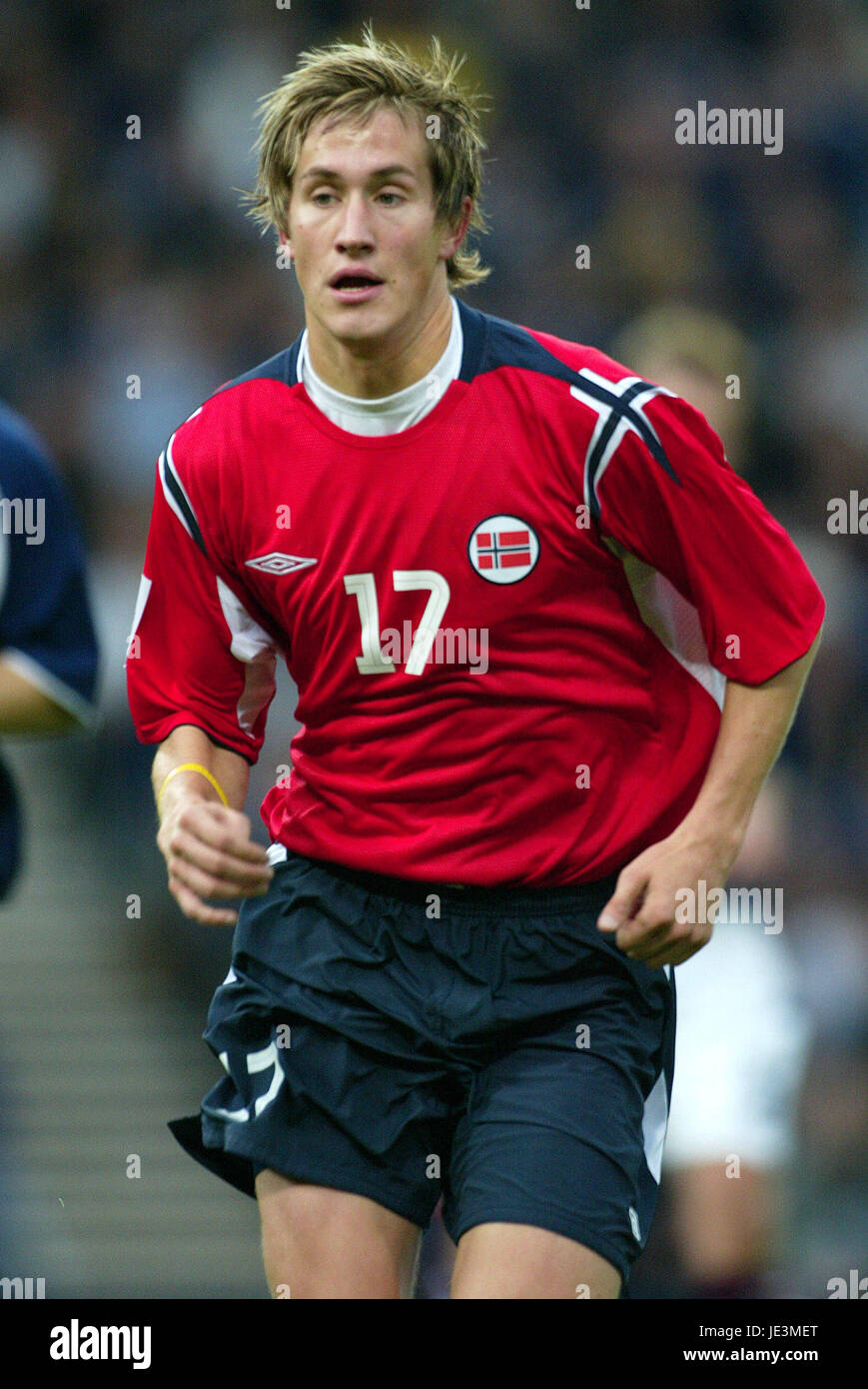 MORTEN GAMST PEDERSEN NORWAY & BLACKBURN ROVERS FC HAMPDEN PARK GLASGOW ...