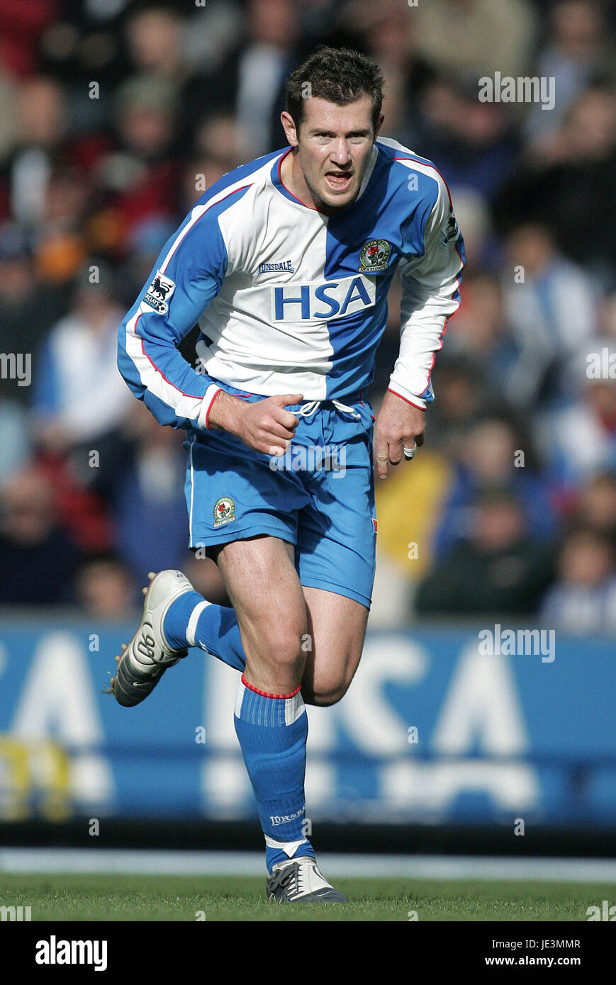BRETT EMERTON BLACKBURN ROVERS FC EWOOD PARK BLACKBURN ENGLAND 02 ...