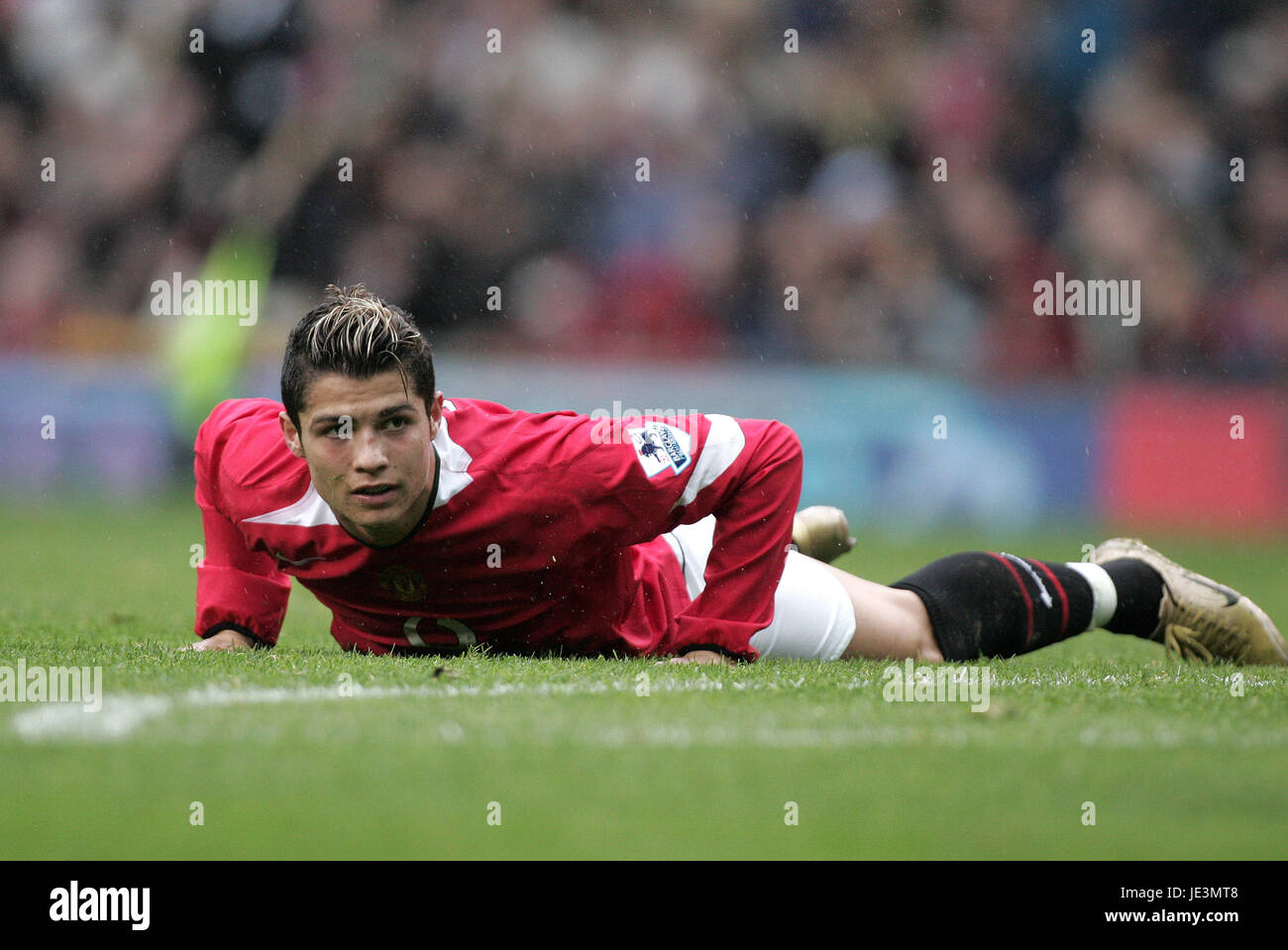 CRISTIANO RONALDO MANCHESTER UNITED FC OLD TRAFFORD MANCHESTER ENGLAND ...