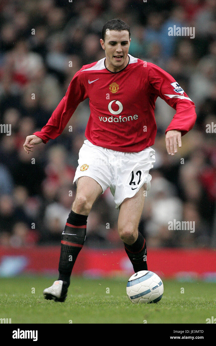 JOHN O'SHEA MANCHESTER UNITED FC OLD TRAFFORD MANCHESTER ENGLAND 03 ...