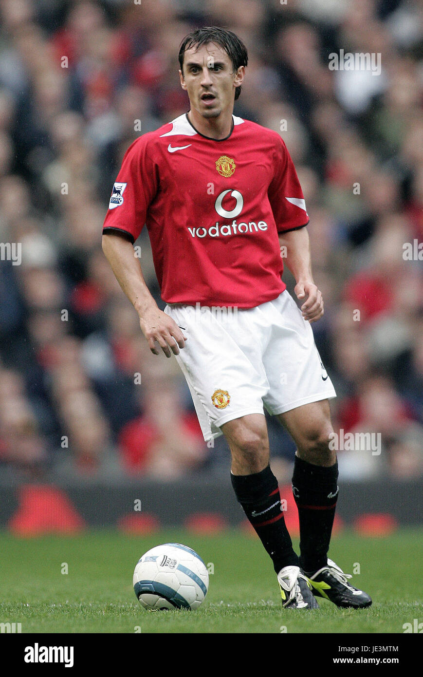 GARY NEVILLE MANCHESTER UNITED FC OLD TRAFFORD MANCHESTER ENGLAND 03 ...