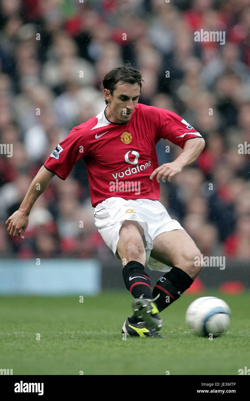 GARY NEVILLE MANCHESTER UNITED FC OLD TRAFFORD MANCHESTER ENGLAND 03 ...