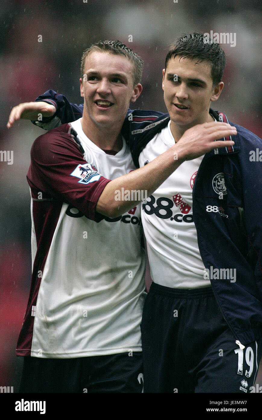 TONY MCMAHON & STEWART DOWNING MANCHESTER UTD V MIDDLESBROUGH OLD ...