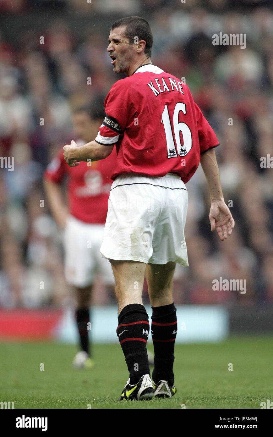 ROY KEANE MANCHESTER UNITED FC OLD TRAFFORD MANCHESTER ENGLAND 03 ...