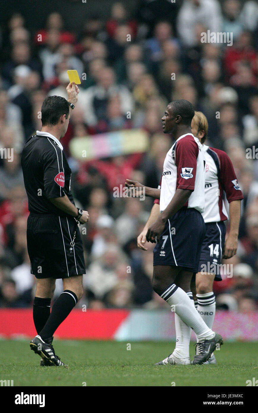 GEORGE BOATENG GETS CAUTIONED MANCHESTER UTD V MIDDLESBROUGH OLD ...